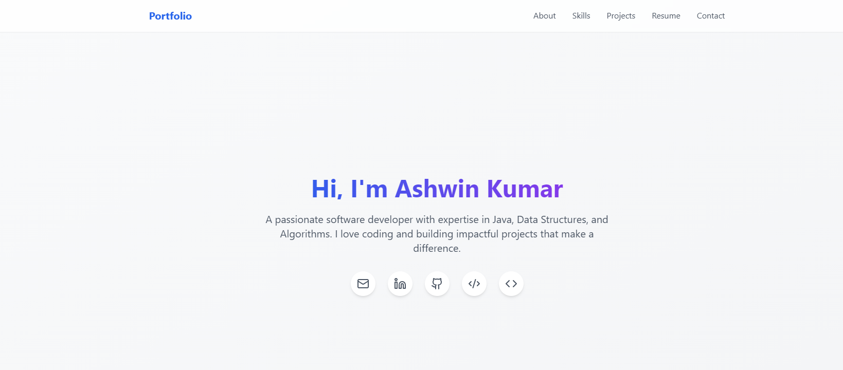 Ashwin Kumar | Software Developer